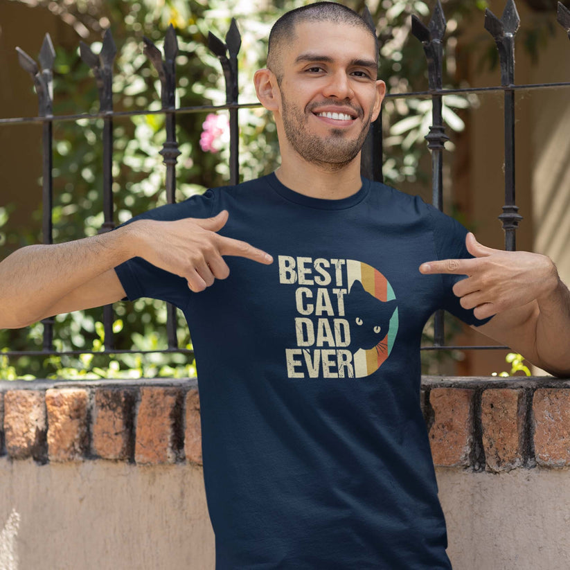 Best Cat Dad Ever Tee – Caring For Cats USA